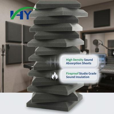 China Acoustic Foam Wall Panels Self Adhesive Flame Retardant PET For Contractors for sale