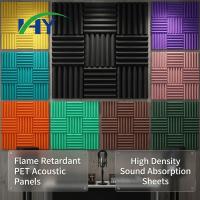 China 50 Colors or Customized Acoustic Foam Panels Fireproof PET High Density Industrial Grade Rolls Ideal for Soundproofing Solutions for sale