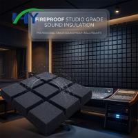 China Acoustic Foam Wall Panels PET Flame Retardant Open Cell Sound Absorption for sale