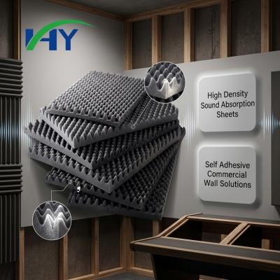 China Commercial Grade Acoustic Foam Sheets Bulk Flame Retardant Custom Size for sale