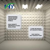 China Wholesale Acoustic Foam Self Adhesive Sheets Flame Retardant For Studios for sale