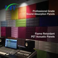 China Acoustic Foam Soundproofing Panels Bulk Customized Flame Retardant PET for sale
