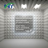 China Wholesale Acoustic Foam Self Adhesive Sheets Flame Retardant For Studios for sale