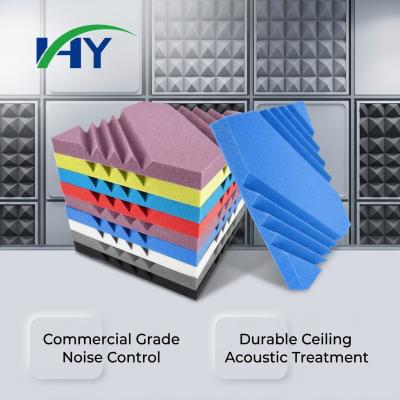 China Acoustic Foam Ceiling Panels Fireproof PET Sound Absorption Commercial Use for sale