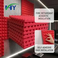 China Acoustic Foam Self Adhesive Rolls Fire Resistant PET For Noise Reduction for sale