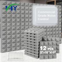 China Fire Retardant Acoustic Foam Panels Wholesale PET Self Adhesive Wall Mount for sale