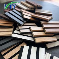 China Wood Slat Acoustic Panel Wholesale Commercial Sound Absorption Custom Size for sale