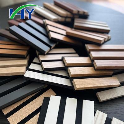 China Wood Slat Acoustic Panel Wholesale Commercial Sound Absorption Custom Size for sale