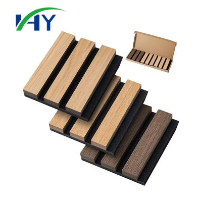 China Wood Slat Acoustic Panel Fire Retardant Class A For Office Interior Wall for sale