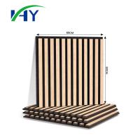 China Wood Slat Acoustic Panel PET Backing OEM Supply For Contractors And Architects for sale