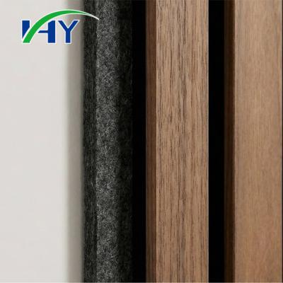 China Wood Slat Acoustic Panel Customized NRC 085 For Conference Room Acoustics for sale