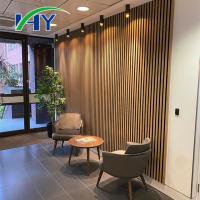 China Wood Slat Acoustic Panel Sound Absorption NRC 075 Commercial Interior Design for sale
