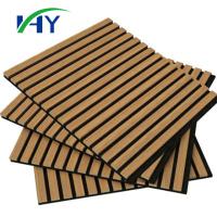 China Wood Slat Acoustic Panel Wholesale Price Project Based For Commercial Buildings for sale