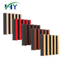 China Wood Slat Acoustic Panel Sound Absorbing Wall Panels For Corporate Offices for sale