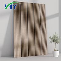 China Wood Slat Acoustic Panel Fire Retardant Low Emission For Healthcare Spaces for sale