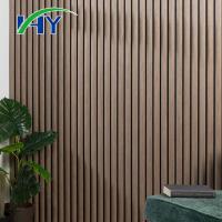 China Wood Slat Acoustic Panel Commercial Grade NRC Tested Sound Absorption System for sale