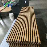 China Wood Slat Acoustic Panel Wholesale Acoustic Solution For Open Office Ceilings for sale