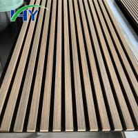 China Wood Slat Acoustic Panel Recycled Material Sound Absorption For Green Building for sale