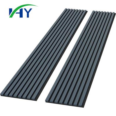 China Wood Slat Acoustic Panel Class A Fireproof And Sound Absorbing For Auditoriums for sale
