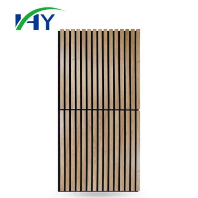 China Wood Slat Acoustic Panel Custom Slat Profiles For Modern Office Environments for sale