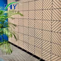 China Wood Slat Acoustic Panel Wholesale Commercial Soundproofing For Restaurant Dining for sale