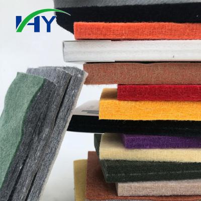 China Acoustic Wall Panel Fireproof PET Custom For Hotel Lobby Decoration for sale