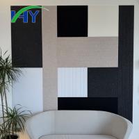 China Acoustic Wall Panel PET Acoustic Absorption For Meeting Halls for sale