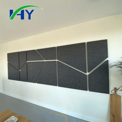 China Acoustic Wall Panel Commercial Flame Retardant PET For Library Use for sale