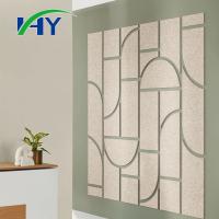 China Acoustic Wall Panel Flame Retardant Recycled PET For Commercial Buildings for sale