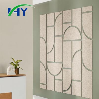 China Acoustic Wall Panel Flame Retardant Recycled PET For Commercial Buildings for sale