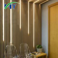 China Wood Slat Acoustic Panel Wholesale Fire Rated Sound Absorption For Offices for sale