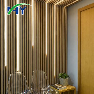 China Wood Slat Acoustic Panel Wholesale Fire Rated Sound Absorption For Offices for sale