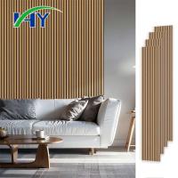 China Wood Slat Acoustic Panel Class A Fireproof Acoustic Slats Bulk Order for sale