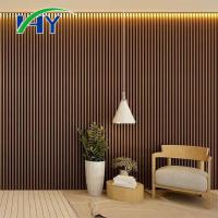 China Wood Slat Acoustic Panel OEM Production Fire Retardant Veneer Core for sale