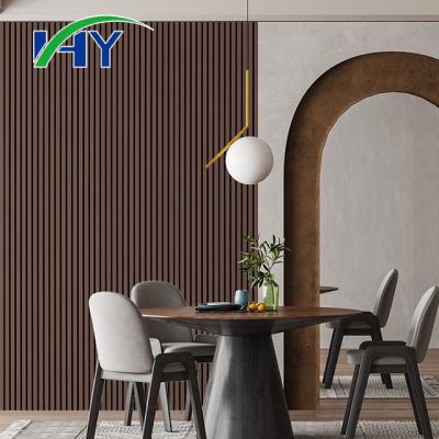 China Wood Slat Acoustic Panel Sound Absorption Class A For Conference Halls for sale