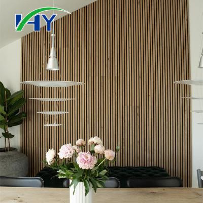 China Wood Slat Acoustic Panel Commercial Grade Fire Rated Custom Finishes for sale