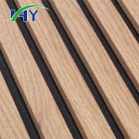 China Wood Slat Acoustic Panel Class A Fire Retardant For Educational Spaces for sale
