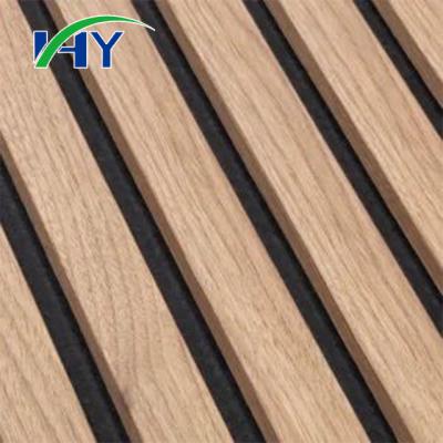 China Wood Slat Acoustic Panel Class A Fire Retardant For Educational Spaces for sale