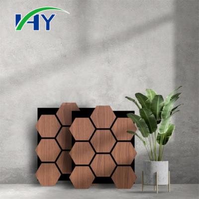 China Wood Slat Acoustic Panel Commercial Soundproofing With Custom PET for sale