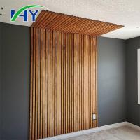 China Wood Slat Acoustic Panel OEM PET Acoustic Felt Bulk Supply for sale