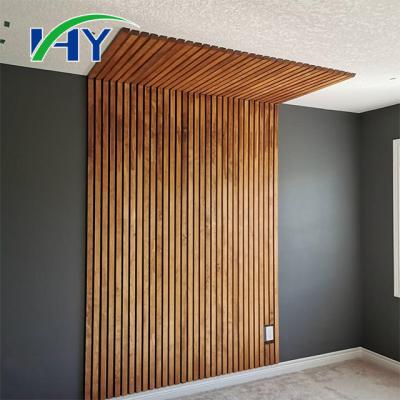 China Wood Slat Acoustic Panel OEM PET Acoustic Felt Bulk Supply for sale