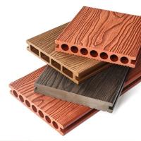 China Commercial Outdoor WPC Decking Heavy Duty Soundproof For Hotel Poolside Projects for sale