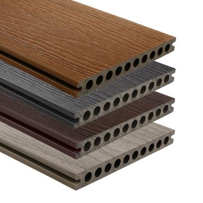 China Wholesale Outdoor WPC Decking Anti Slip Fireproof Sound Absorption For Public Spaces for sale