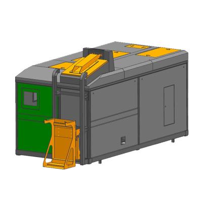 China Customized Organic Waste Composting Machine 220V 500-3000 Kg Day Automatic PLC Control for sale