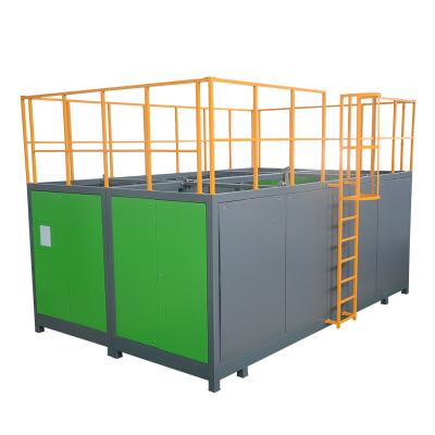 China 100T/Day Industrial Food Waste Composting System - 380V Automatic Organic Fertilizer Production Line for sale