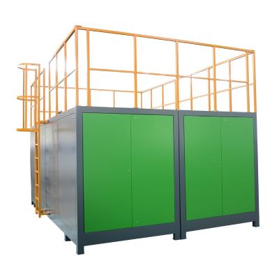 China 10T/D Fully Automatic Organic Food Waste Disposal System - 380V 24H Processing with 90% Reduction Rate for sale
