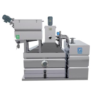 China SS304 Food Grade Waste Oil Water Separator 5-60 m³/H Capacity with DN150mm Inlet for Restaurant Wastewater Treatment for sale