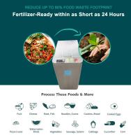 China TOGO Electric Stainless Steel Kitchen Food Waste Composter with Batch Feed for Home-TG-CC-5 for sale