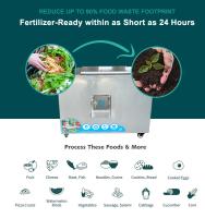 China TOGO TG-CC-50 Stainless Steel Food Waste Composting Machine with 50 kg Capacity and 21-24 Hour Fast Composting for sale