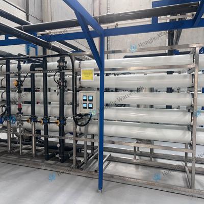 China High Capacitiy 120m3/H Industrial Ultrapure Water Purification System For Optoelectronics Field for sale
